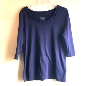 Merona | Tops | 35 Merona Cute Dressy 34 Sleeve Tee | Poshmark